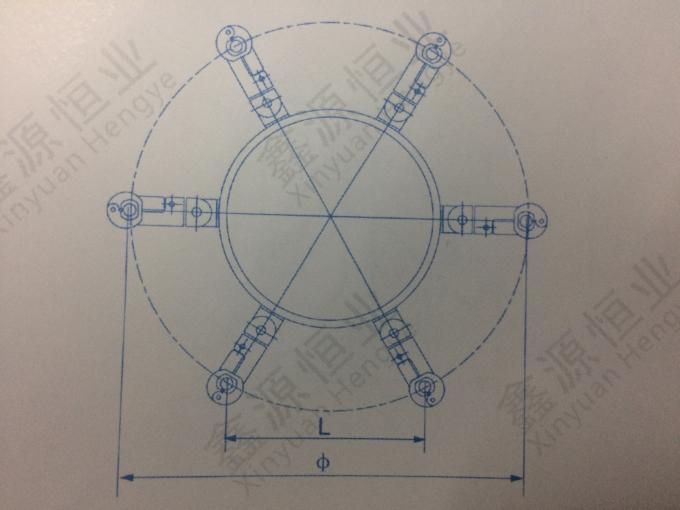 Six Bundle Conductor Power Line Spacers Easy Installation Inhibiting ...