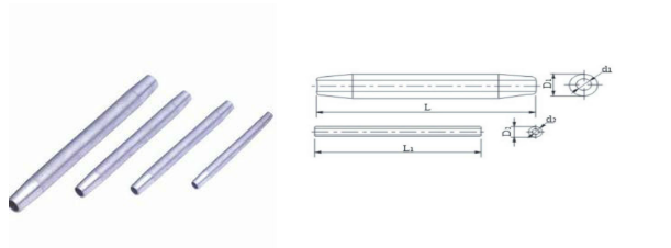 High Strength Overlap Joint Splicing Sleeves , Full Tension Splice ...