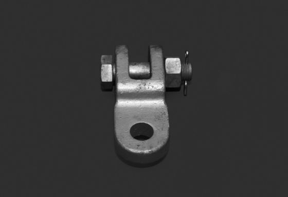 Power Transmission Clevis Hinge Galvanized Steel Materials Stable Structure